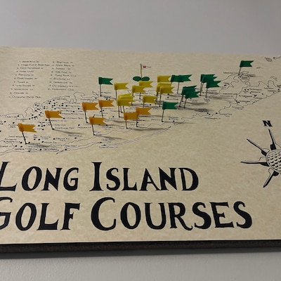 South Carolina Golf Courses Map - Etsy