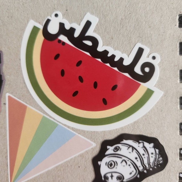 Palestine Watermelon Sticker, Palestinian Sticker, Palestine Sticker ...