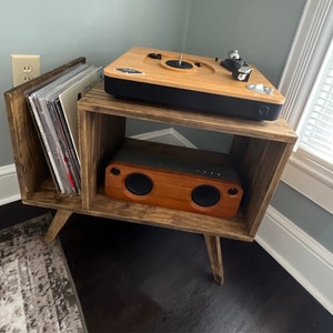 MCM Table for Record Player Stand - Etsy