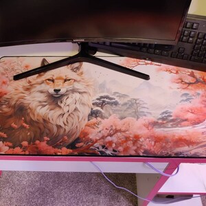 Dark Academia Gothic Desks Mat Japanese Jellyfish Art Otaku Pads Goth ...