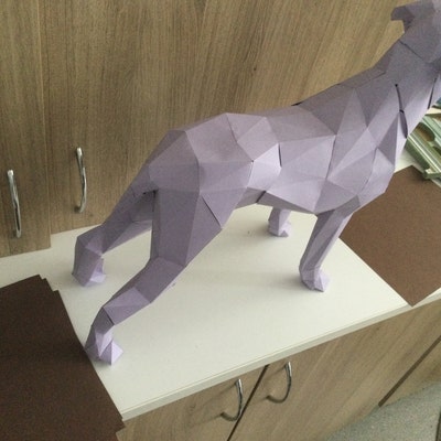 Set of 4 Printable DIY Templates PDF. Country Animals Paper Model ...