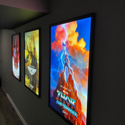 3-PACK Custom LED Light Box Poster Frames Made in USA - Etsy