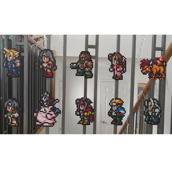 Final Fantasy 7 Perler Bead Magnets: FF7 Pixel Art - Etsy