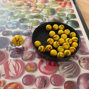 6 koi Fish Marbles Vacor/mega Marbles for Collectors in a Gift Box - Etsy