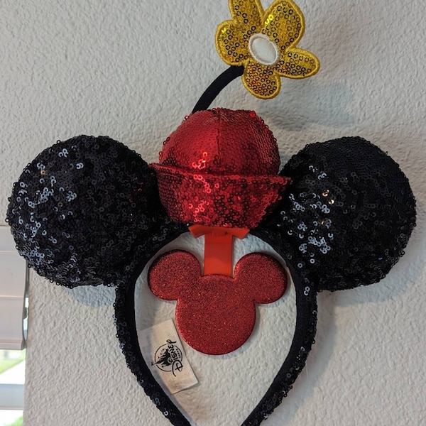 Glitter Mouse Head Hooks, Mouse Ears Display - Etsy