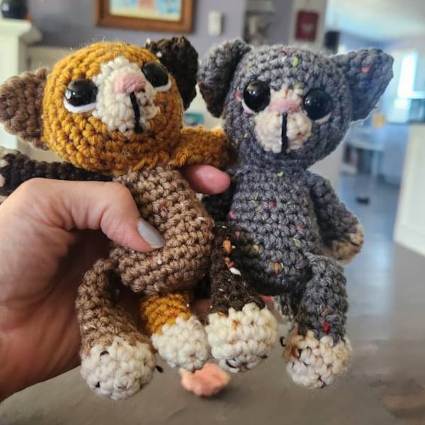 Crochet PATTERN Kitten, Cat, Amigurumi Tutorial PDF in English - Etsy