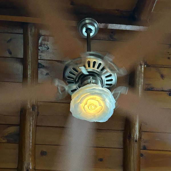 Rose Flower Ceiling Light Cover - Etsy