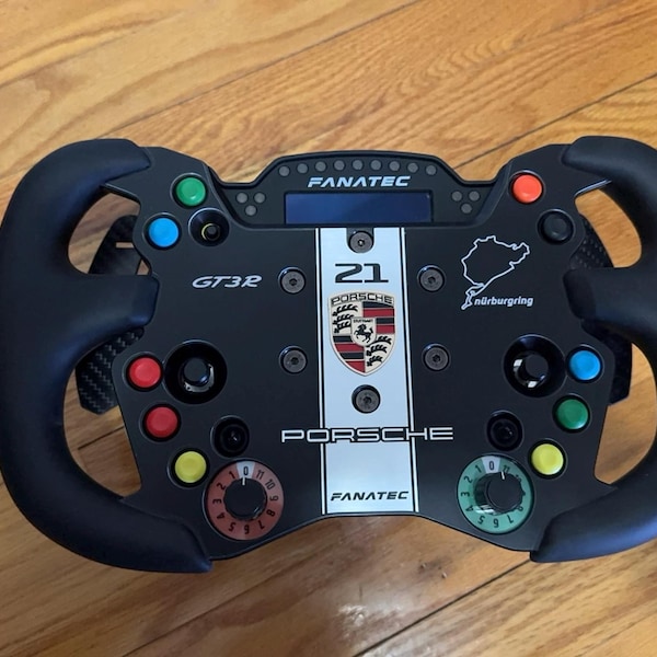 Plate 3D for FANATEC GT3 Endurance Wheel - Porsche Version Sim Racig ...