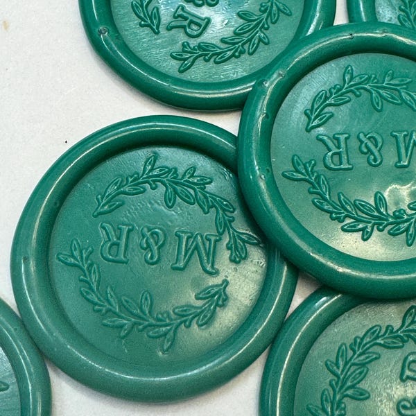 Custom Wax Seal Stickers, Custom Any Logo, Wedding Invitation Wax Seals ...