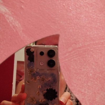 Pressed Flowers Pill Case Birth Control Pill Box Cute Pill Organize ...