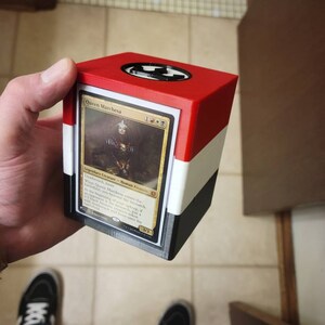 MTG EDH Commander Deck Box W/ Toploader Slot for Stanley Tool | Etsy