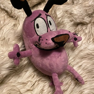 Plush Inspired by the Cartoon Character Courage the Cowardly Dog 9,8 25 ...