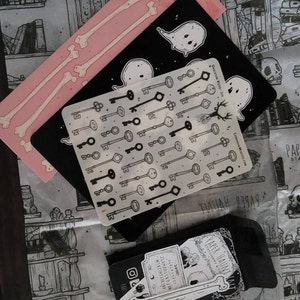 Dark Forest Daily Planner Spooky Cute Goth Stationery - Etsy