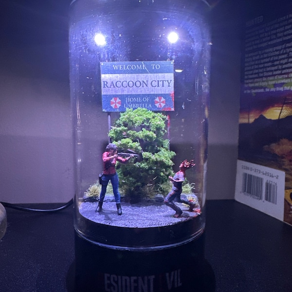 Glass Dome LED Cabin in the Wood Diorama Inspired Form Evil Dead Movie ...