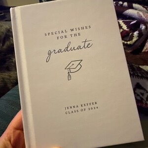 Graduation Party Guest Book Class of 2024 Grad Party Book High School ...