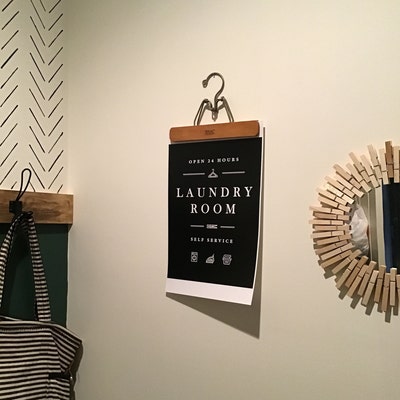 Black Laundry Sign Laundry Printable Art Laundry Print - Etsy