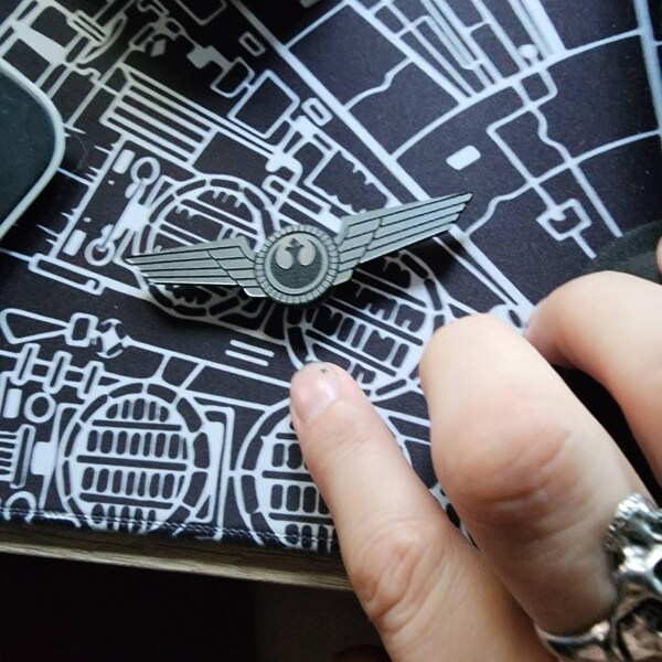 Star Wars Rebel Captain Rank Insignia Command Cassian Andor Rogue One ...