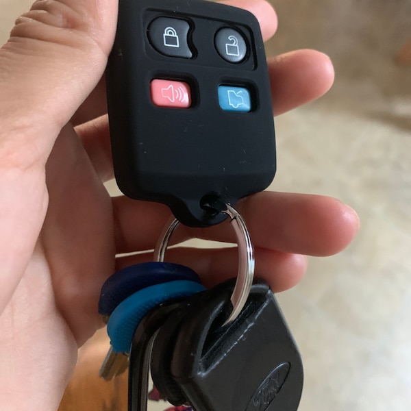 Ford Keyless Entry Remote Rubber Fob Cover Crown Victoria Focus Mustang ...