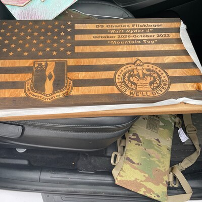 SFC Sergeant First Class Rank Cutout Hanging Wall Plaque PCS ...