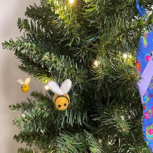 Bright Bumble Bee Garland Gold Yellows White Felt Ball Honey Bee Banner ...