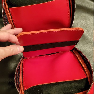 Cable Organizer, Custom Cord Organizer, Travel Charger Storage, Leather ...