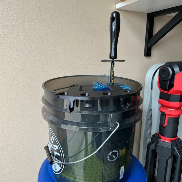Bucketcaddy - the Wheel, Tire, & Detailing Brush Holder Mount ...