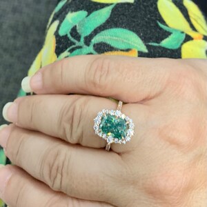 3.09CTW Radiant Cut Diamond Wedding Ring Set Radiant Bridal - Etsy