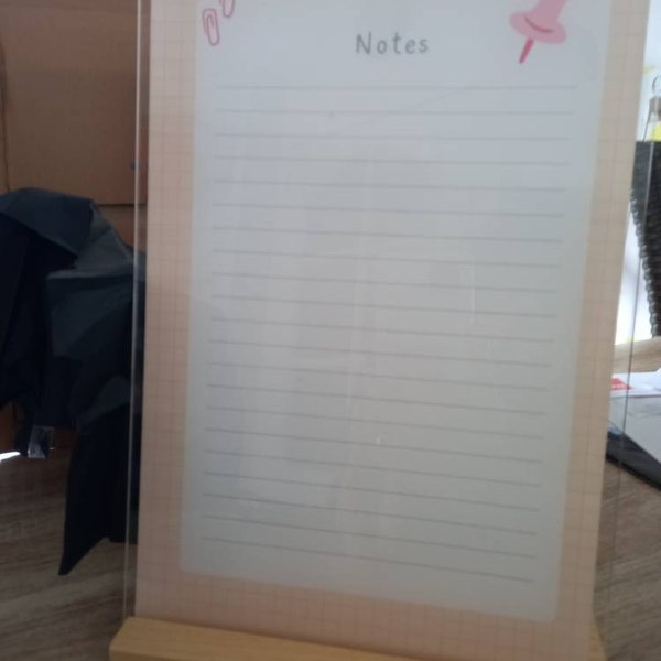 Daily Schedule for Desk Dry Erase Board Office Decor to Do Board for ...