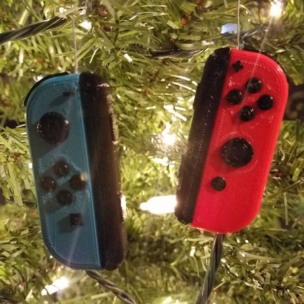 Miniature Nintendo Switch Joycons Perfect as Ornaments or Other ...