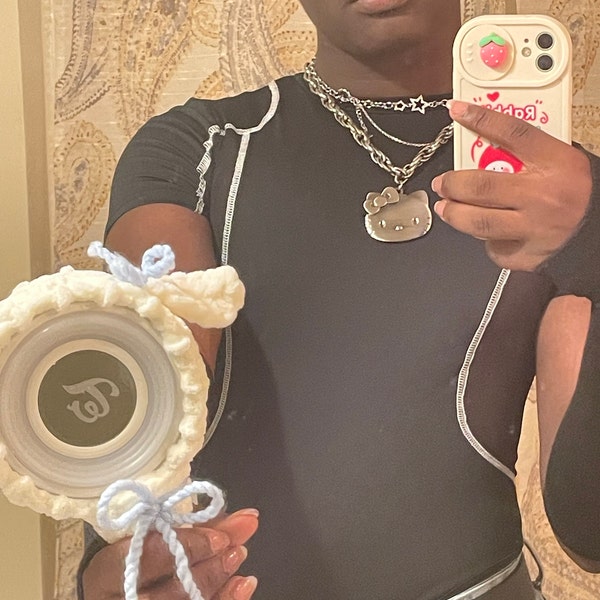 Candybong Infinity, Twice Crochet Fluffy Lightstick Cover, Pastel Cutie ...