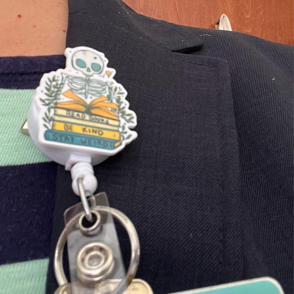 Lets Go Ghouls Badge Reel, Halloween Badge Reel, Ghost Badge Reel ...