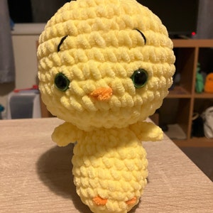 PATTERN: Plush Chirp the Chick Pattern Amigurumi Chunky Chick Pattern ...