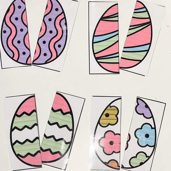 Easter Egg Match, Preschool Worksheets, Preschool Printable, Homeschool ...