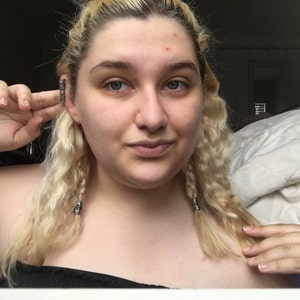 Majestic King Dwarven Braid Hair Bead Etched in Nickel Silver | Etsy