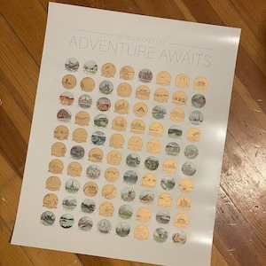 Texas State Bucket List Scratch off Map Texas State Parks - Etsy