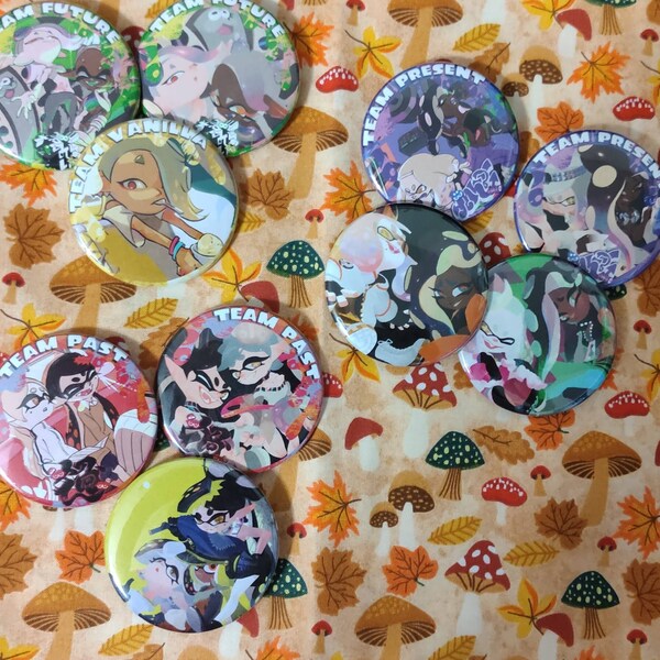 Splatoon Pin Buttons 2.25 - Etsy
