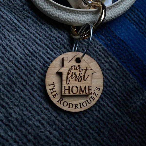 Personalized New Home Key Chain/welcome Home Keychain/our First Home ...