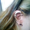 Crescent Ear Wrap Moon Ear Cuff Bronze Moon Ear Wrap Celebrity Style ...