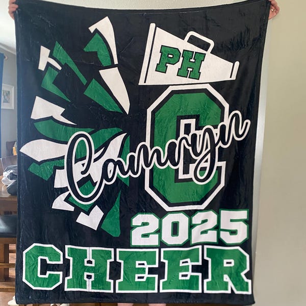 High School Senior Cheer Yard Sign, Personalized Cheerleader Sign With ...