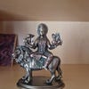 Brass Dattatreya Statue, 8" Inch Dattaguru Idol in Brass, Bhagwan ...