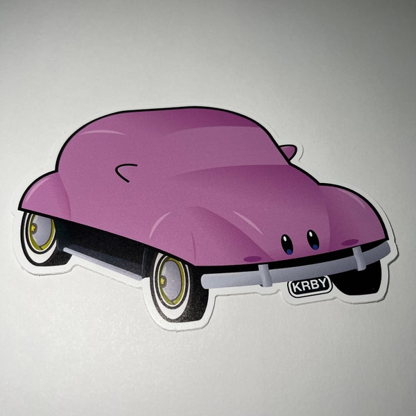 Car Kirby Sticker - Etsy