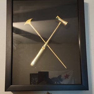 Lobotomy Orbitoclast & Hammer Surgical Medical Tools Shadowbox With ...