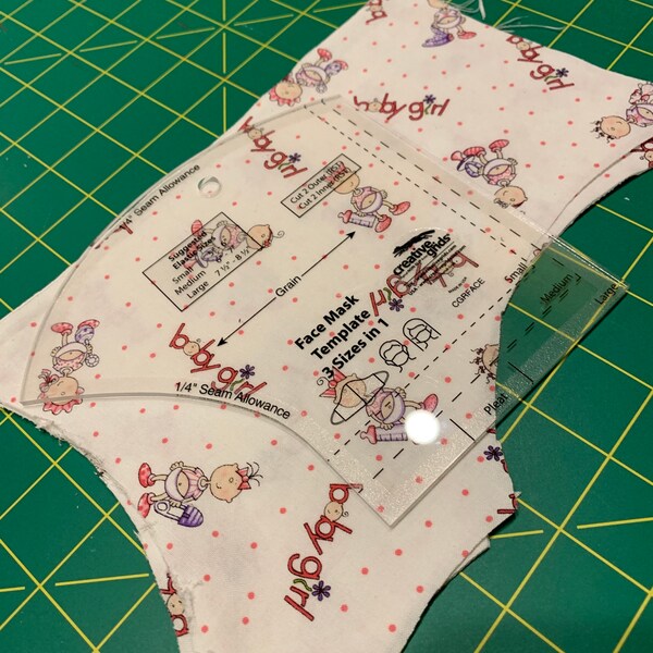Creative Grids Face Mask Template 3 Sizes in 1# CGRFACE - Etsy