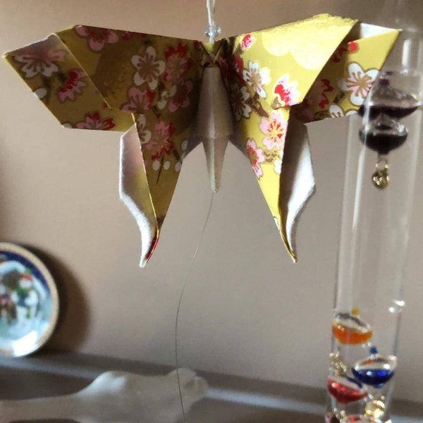 Good Luck Gift, Origami Crane Keepsake Gift, 1st Wedding Anniversary ...