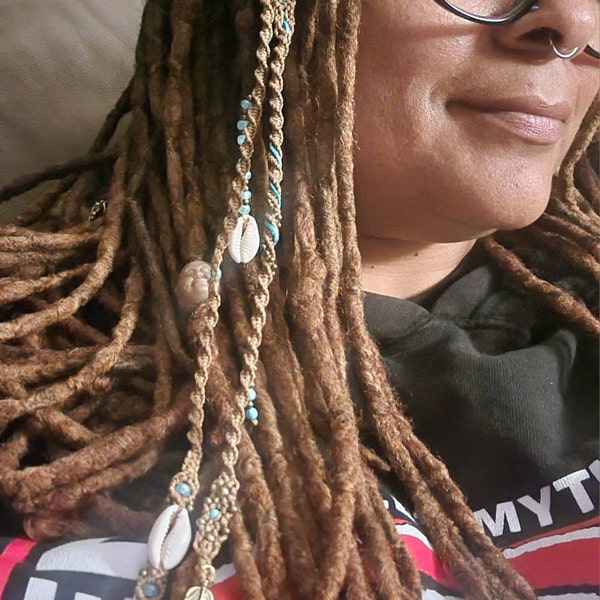 Macrame Hairwraps//dreadwrap//dread Jewelry - Etsy