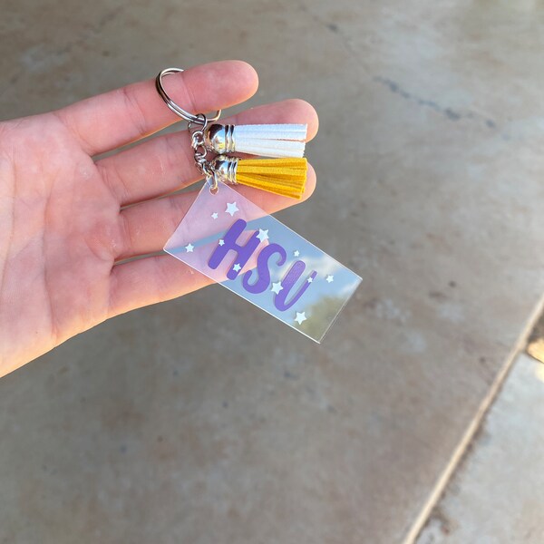 COLLEGE KEYCHAIN | All Schools Available! - Etsy