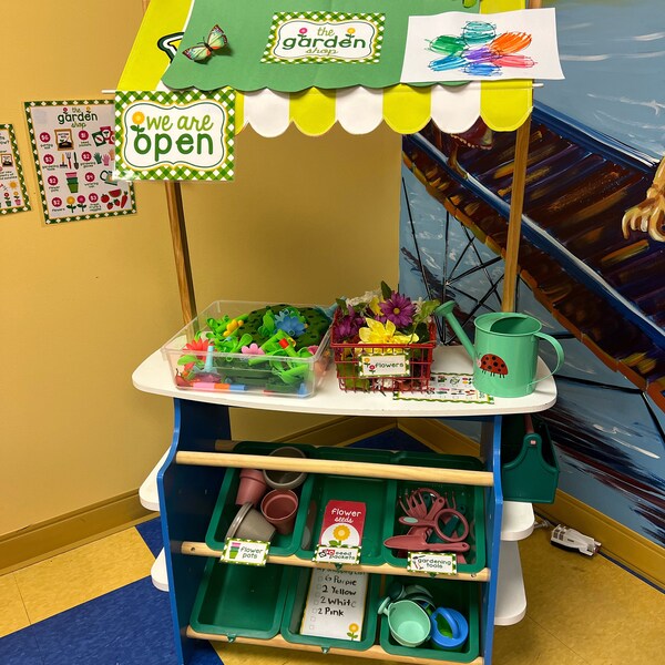 PRINTABLE Garden Shop Pretend Play Kit | Kids Pretend Play | Printable ...