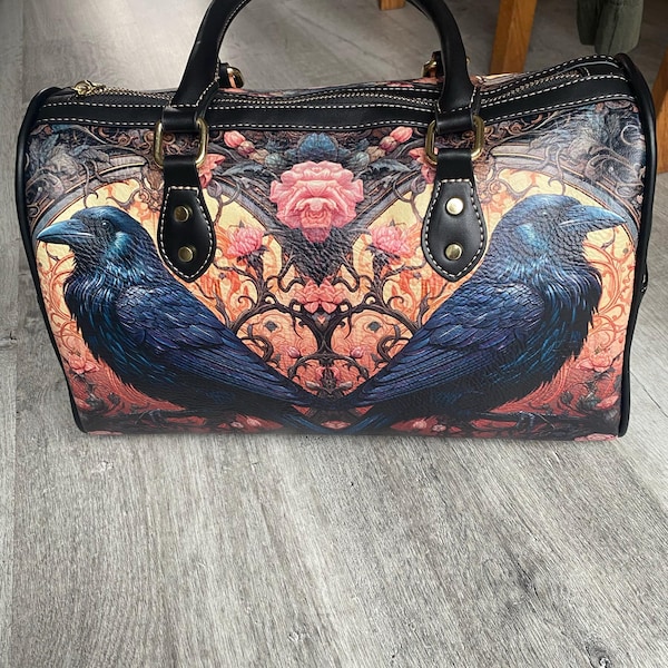 Gothic Skeleton Reading Satchel, Dark Academia Skeleton Library Floral ...