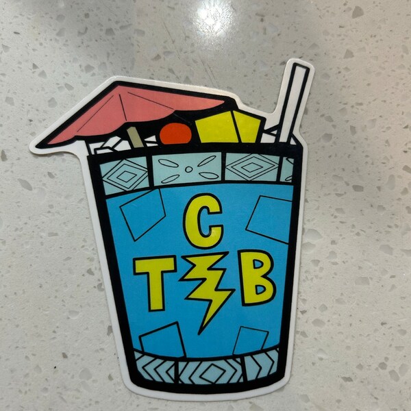 HALA KAHIKI 14 Oz Full Color Zombie Cocktail Glass! Classic Chicago ...