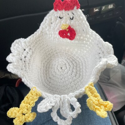 Pattern-crochet Chicken Bowl Cozy - Etsy